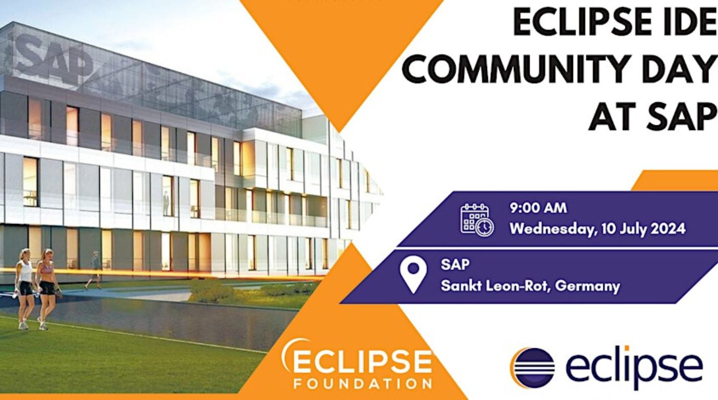 Eclipse IDE Community Day at SAP | Eclipse News, Eclipse in the News, Eclipse Announcement